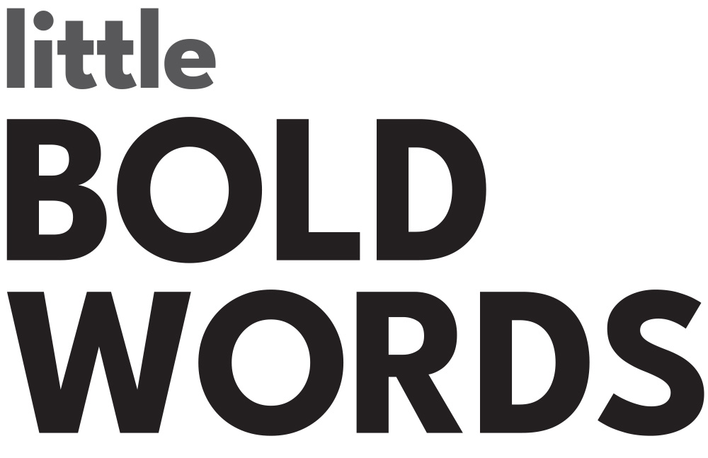 Product One - Little BOLD WORDS